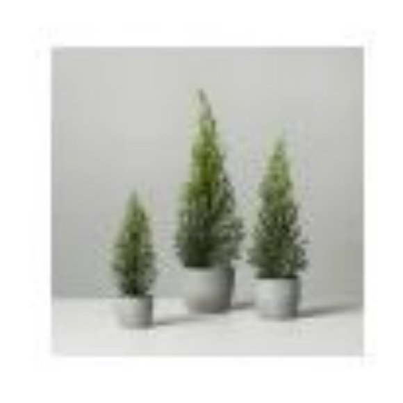 Holiday | 3pc Mini Faux Pine Decorative Potted Tree Set Hearth Hand ...